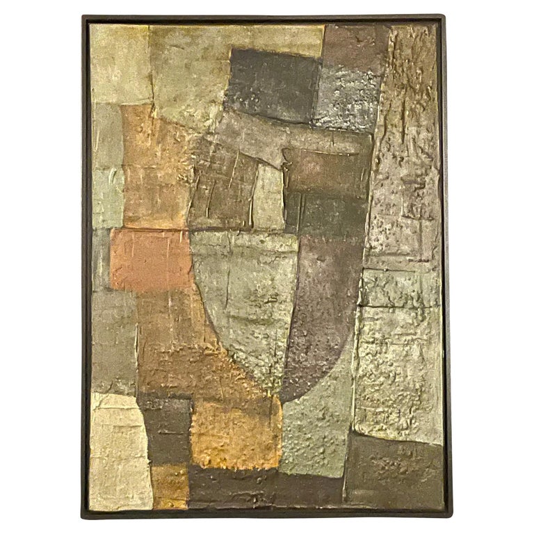 Oil and Stucco Painting by Santiago Castillo, Spain, Contemporary For ...