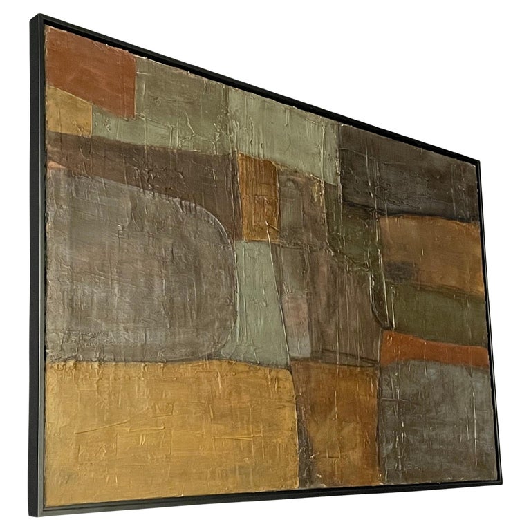 Oil and Stucco Painting by Santiago Castillo, Spain, Contemporary For ...