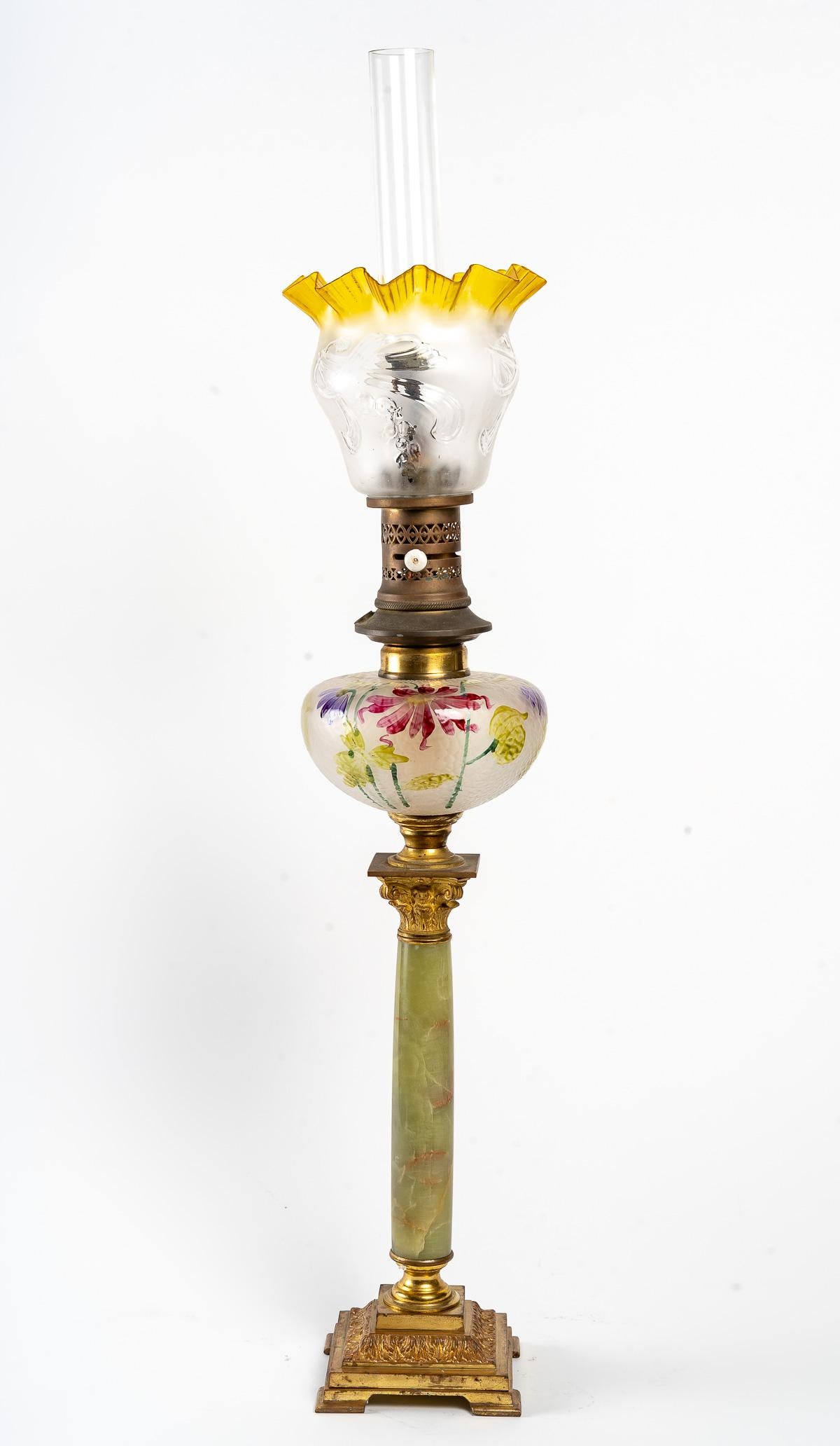 Oil Lamp, Napoleon III Period For Sale at 1stDibs