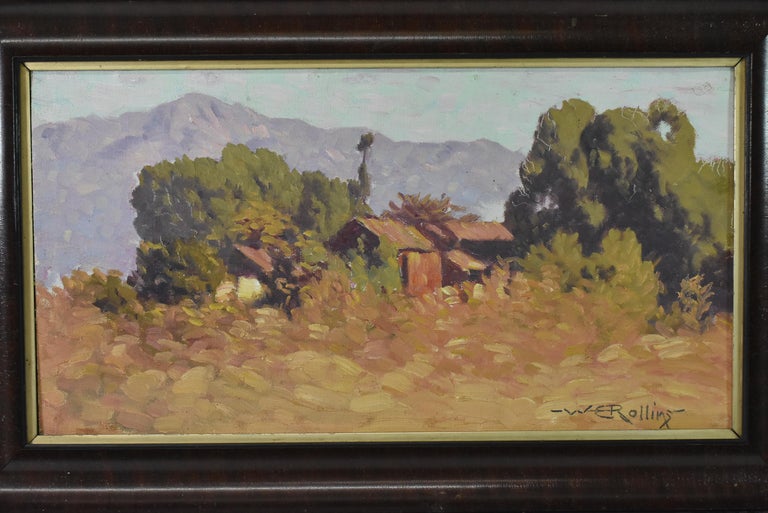Oil Landscape Southwest Artist Warren Eliphalet Rollins For Sale at 1stDibs