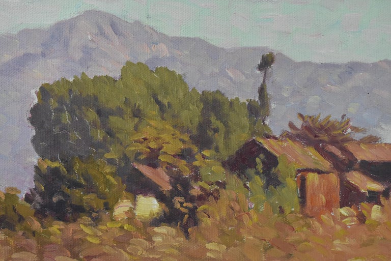 Oil Landscape Southwest Artist Warren Eliphalet Rollins For Sale at 1stDibs