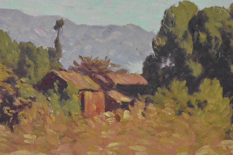 Oil Landscape Southwest Artist Warren Eliphalet Rollins For Sale at 1stDibs