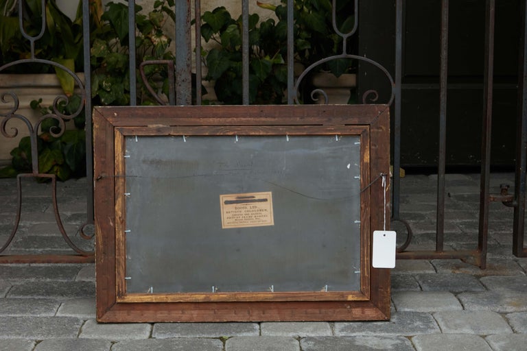 Oil on Board Horse Painting Titled the Saint Prize Hunter of England ...