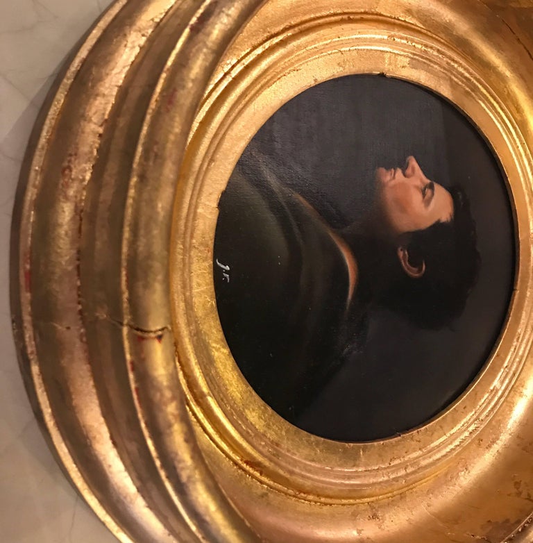 Oil on Board in Classical Technique, Autoritratto by Jennifer Renshaw ...