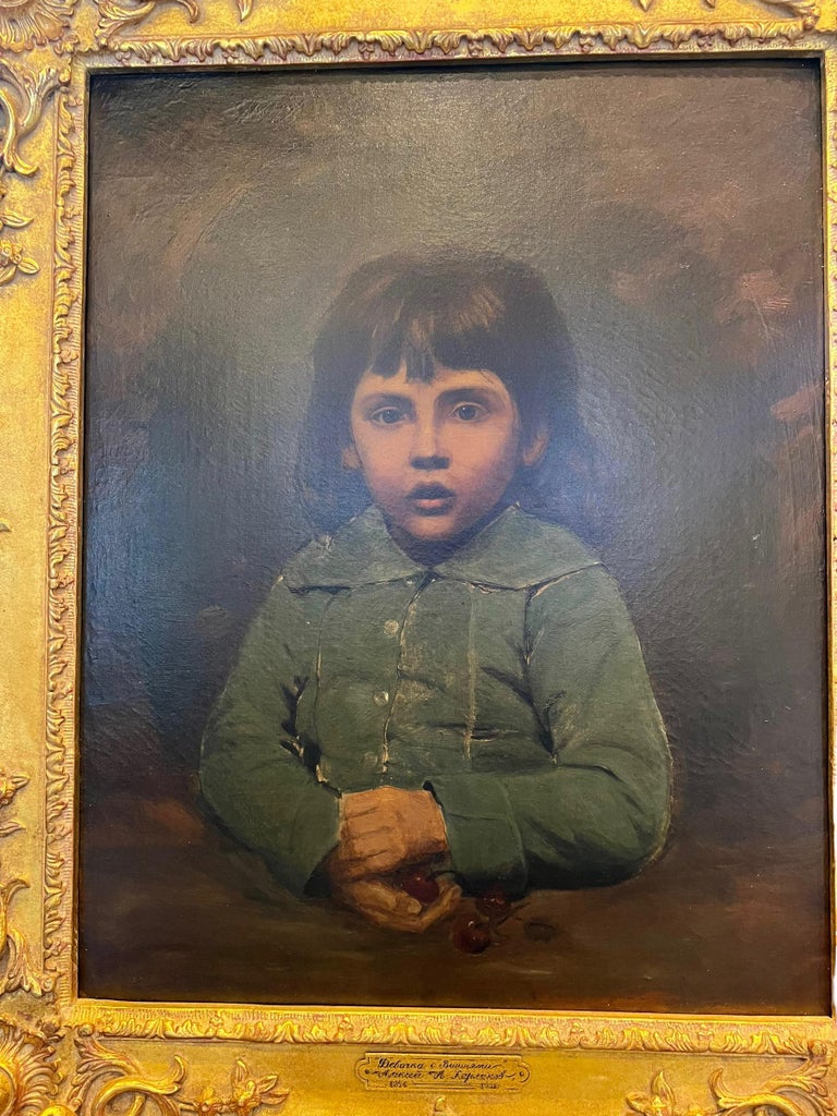 Oil on Canvas by Alexej Harlamoff, 1840–1925 'Russia' For Sale at 1stDibs