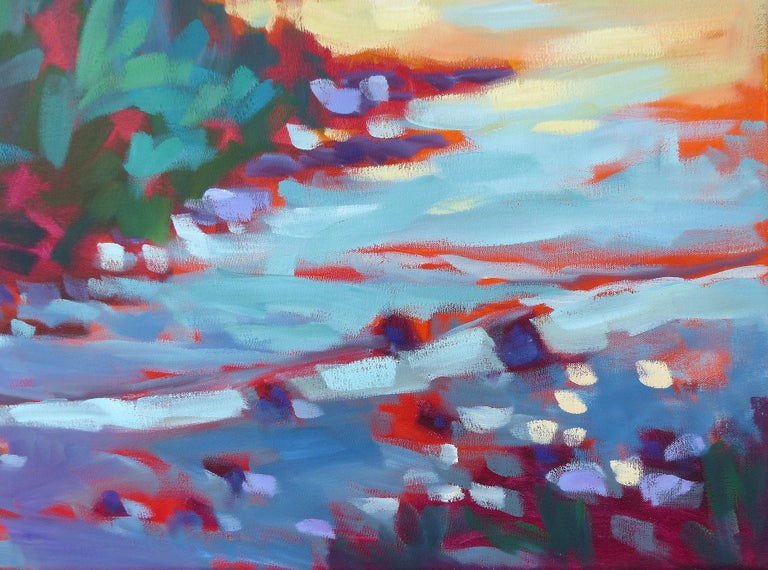 Oil on Canvas by Artist Betty Anglin Smith Titled "Low Tide, John's ...