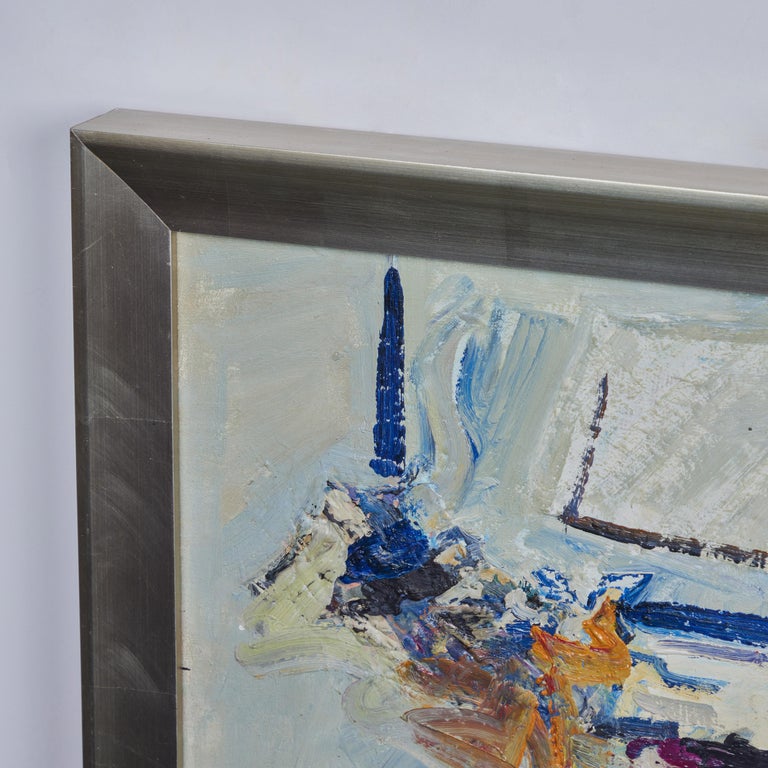 Oil on Canvas by Hans Burkhardt For Sale at 1stDibs
