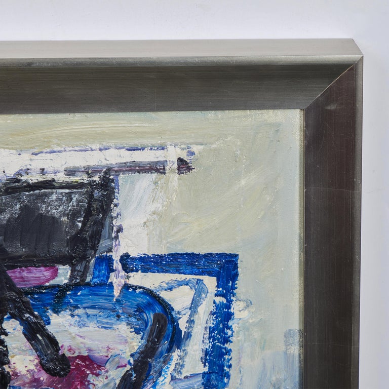 Oil on Canvas by Hans Burkhardt For Sale at 1stDibs