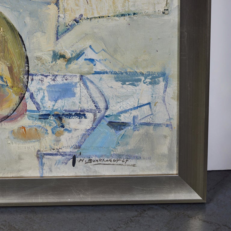 Oil on Canvas by Hans Burkhardt For Sale at 1stDibs