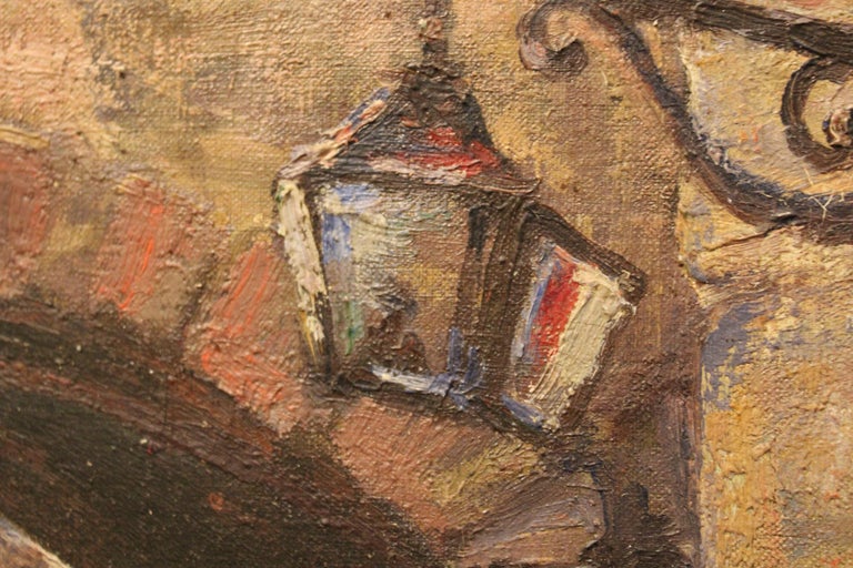Oil on Canvas by Jules Félix Brien, France, 1920 For Sale at 1stDibs