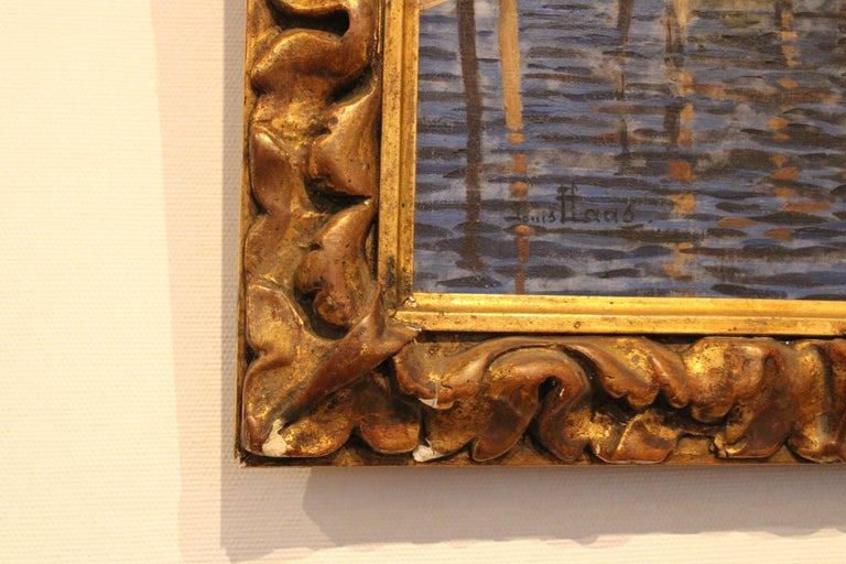 Oil on Canvas by Louis Haas, France, 20th Century For Sale at 1stDibs