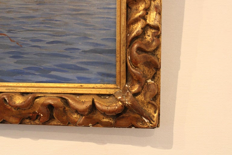 Oil on Canvas by Louis Haas, France, 20th Century For Sale at 1stDibs