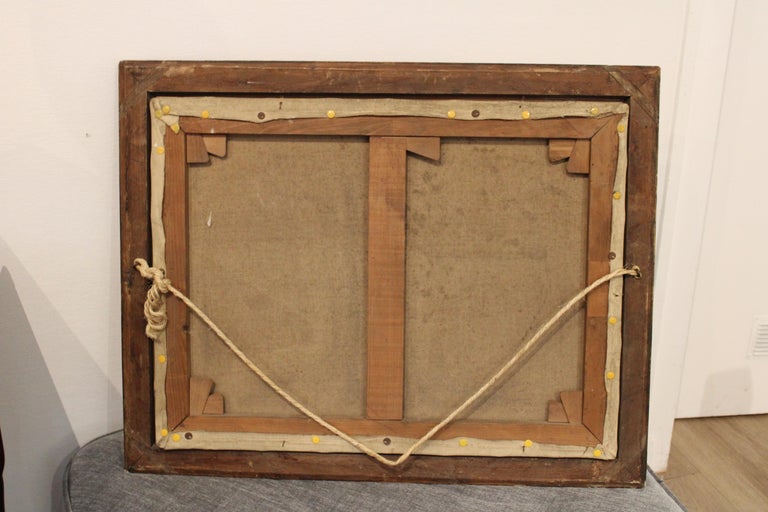 Oil on Canvas by Louis Haas, France, 20th Century For Sale at 1stDibs