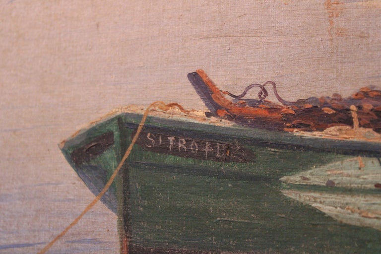 Oil on Canvas by Louis Haas, France, 20th Century For Sale at 1stDibs