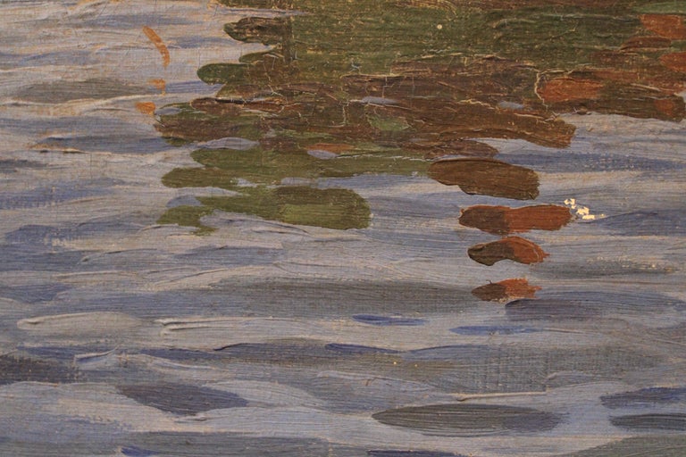 Oil on Canvas by Louis Haas, France, 20th Century For Sale at 1stDibs