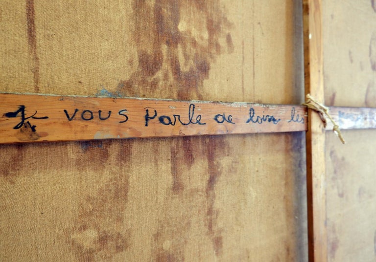 Oil on Canvas by Yves Bossut, Belgium, circa 1970 For Sale at 1stDibs