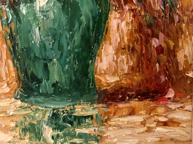 Oil on Canvas Gustave Weigand German 1860-1930 Signed Floral Still Life at 1stDibs