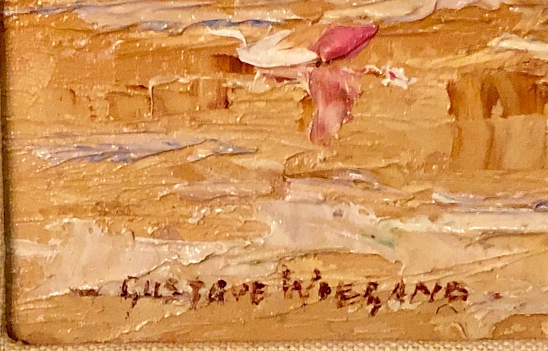 Oil on Canvas Gustave Weigand German 1860-1930 Signed Floral Still Life at 1stDibs