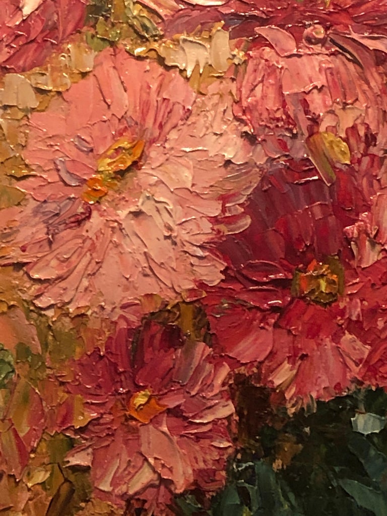 Oil on Canvas Gustave Weigand German 1860-1930 Signed Floral Still Life at 1stDibs