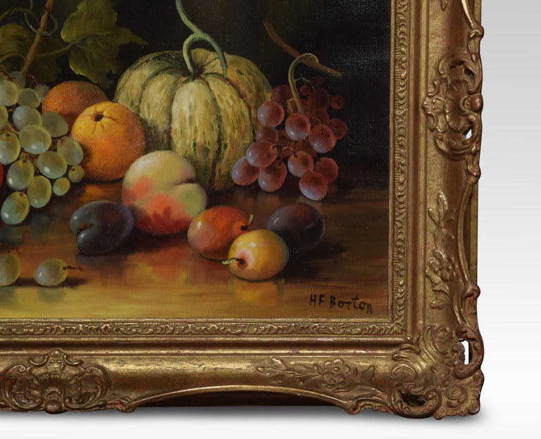 Oil on Canvas Hilda Frances Borton Framed Still Life at 1stDibs