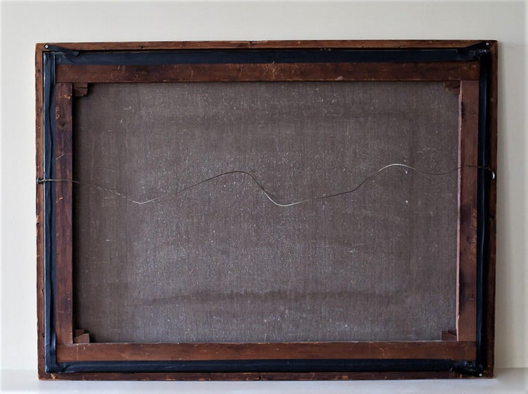 Oil on Canvas of a Regatta on a Choppy Sea, Julian O. Davidson, Dated ...