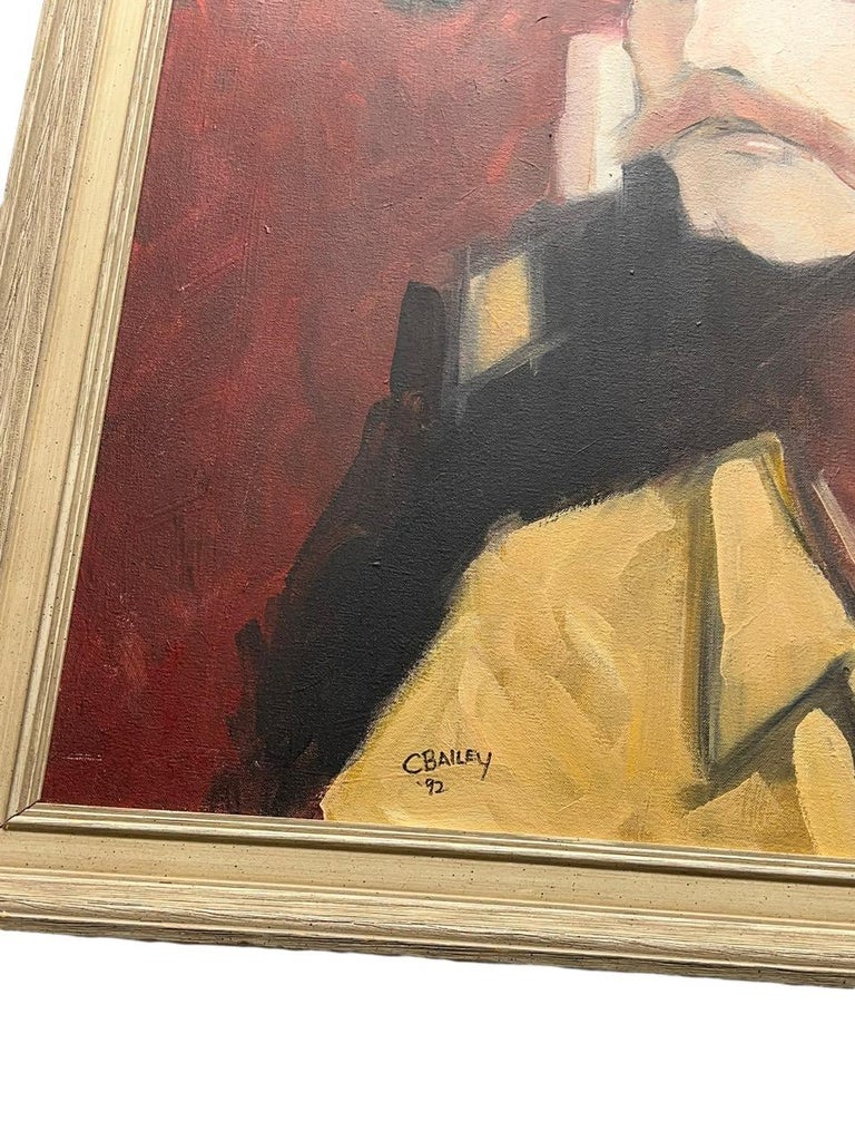 Oil on Canvas Painting by Artist Clifford Bailey, Titled Oh'red For ...
