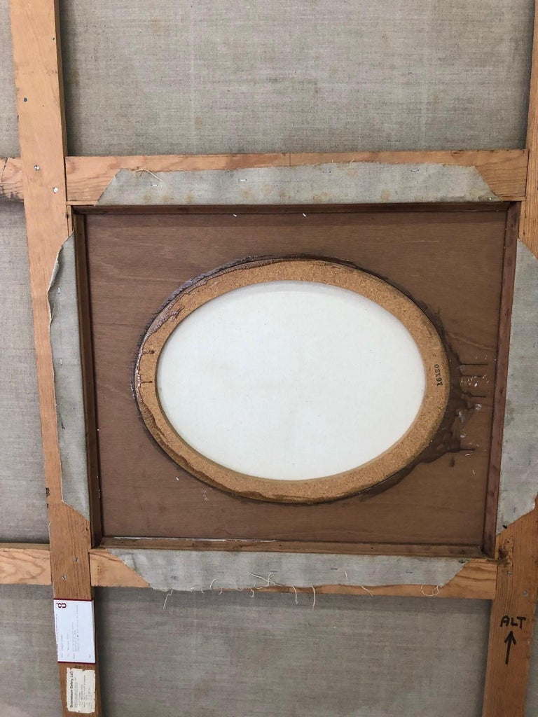 Abstract Oil on Canvas Painting by Edward Giobbi For Sale at 1stdibs