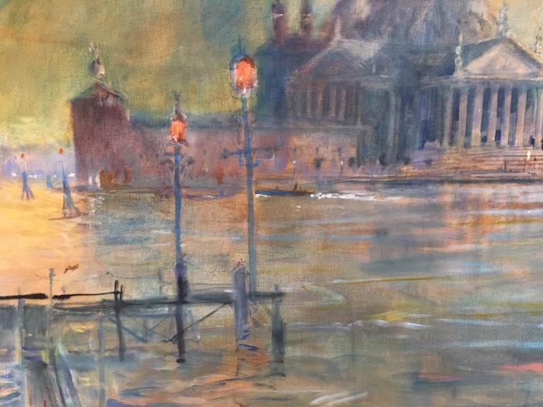 Oil on Canvas Painting "Grand Canal, Venice Sunset", Michael Chaplin ...