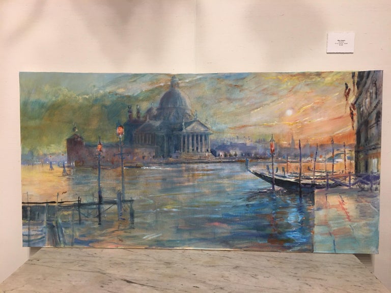 Oil on Canvas Painting "Grand Canal, Venice Sunset", Michael Chaplin ...