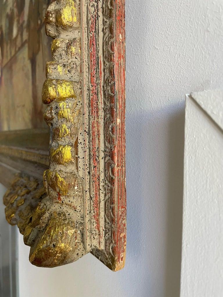 Oil on Canvas Parisian Street Scene by Andre Gisson For Sale at 1stDibs