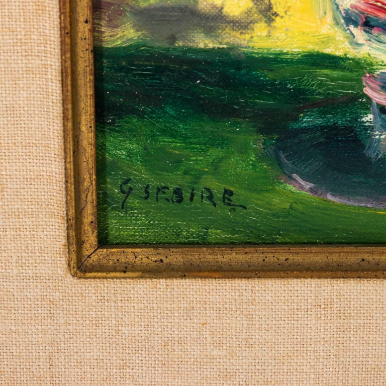Oil on Canvas Still Life by Gaston Sebire For Sale at 1stDibs
