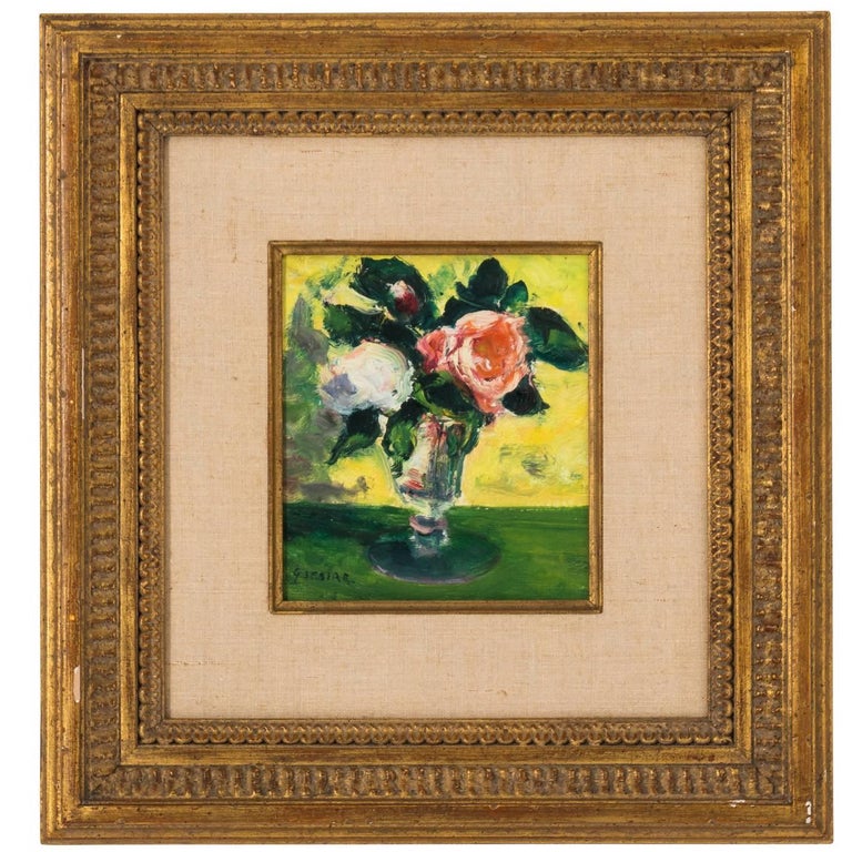 Oil on Canvas Still Life by Gaston Sebire For Sale at 1stDibs