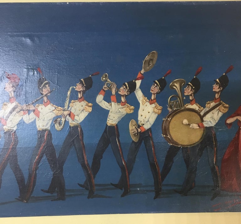 Oil on Canvus Painting School of Canevari at 1stDibs