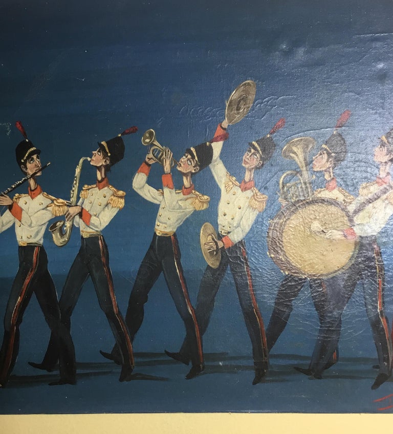 Oil on Canvus Painting School of Canevari at 1stDibs