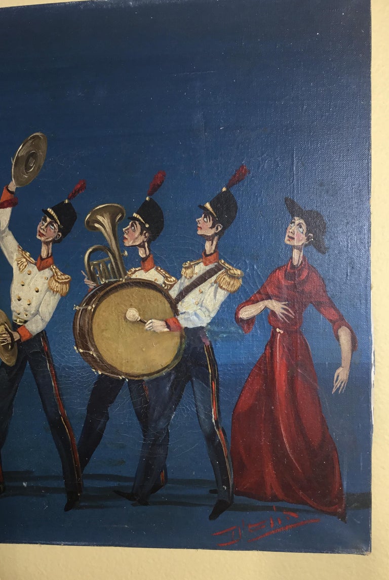 Oil on Canvus Painting School of Canevari at 1stDibs