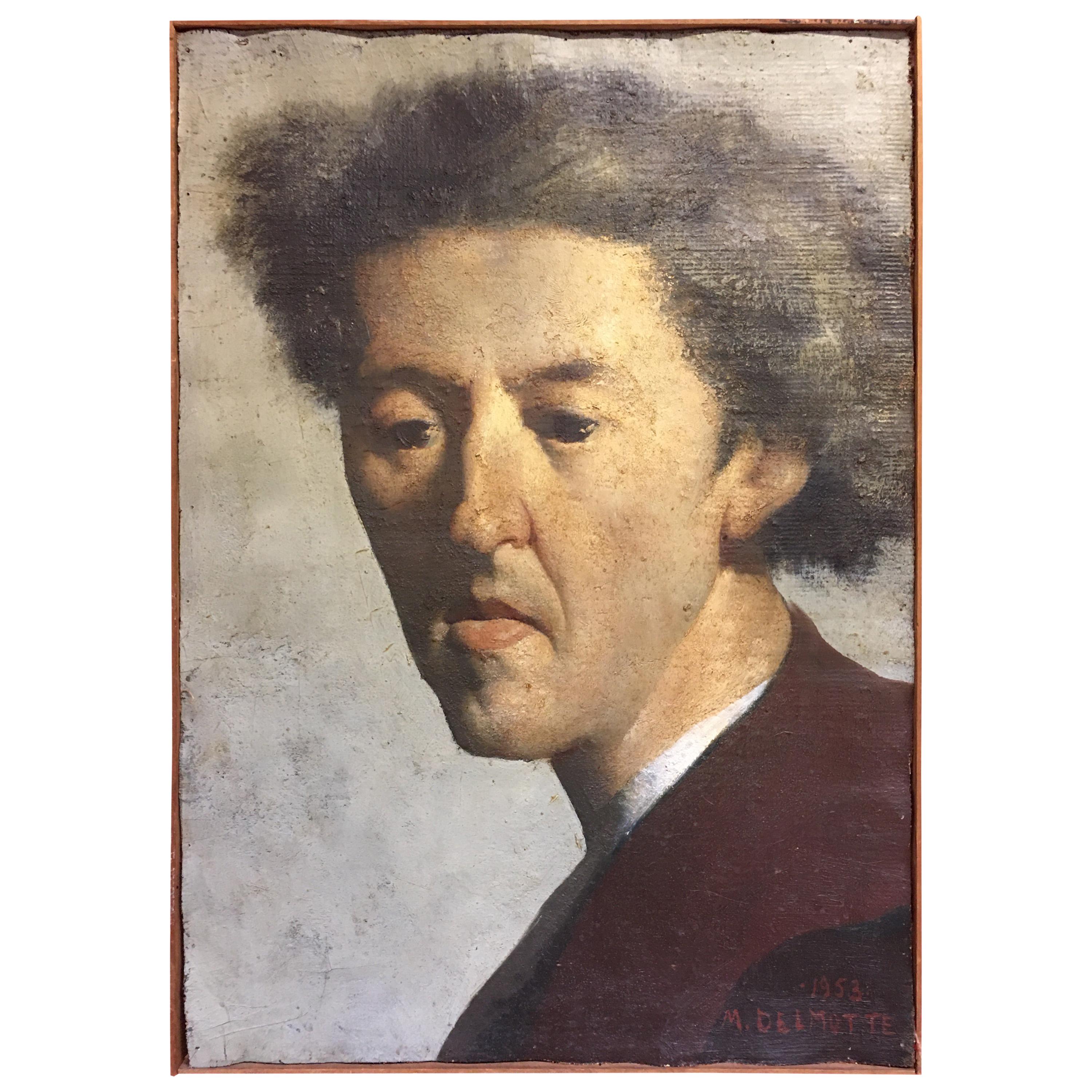 Marcel Delmotte, "Deux Univers S'affrontent" For Sale at 1stDibs