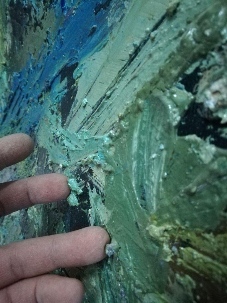 Oil Painting Abstract post impressionist from Venitian Palace, Italy ...