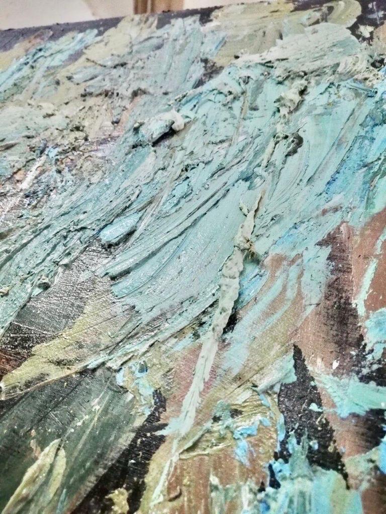 Oil Painting Abstract post impressionist from Venitian Palace, Italy ...