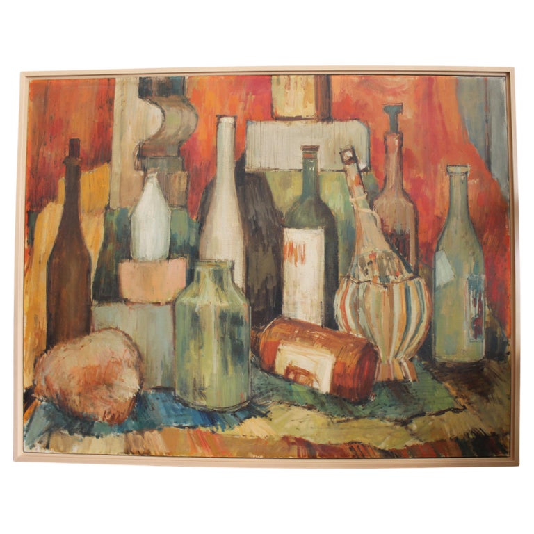 Oil Painting by Ed Blackburn Titled Bottles For Sale at 1stDibs ...