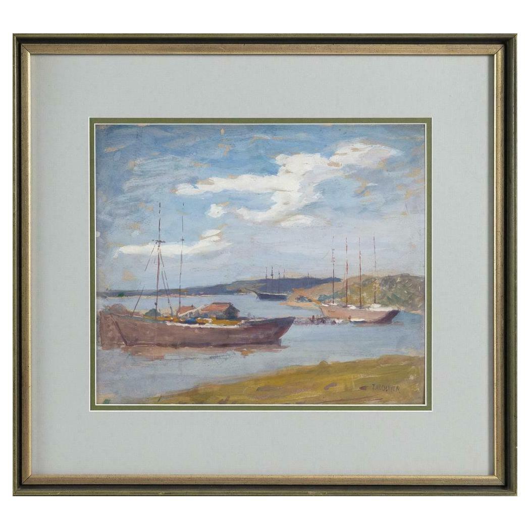 "The Gate" Oil on Board Painting by Donald Frederick Witherstine For ...