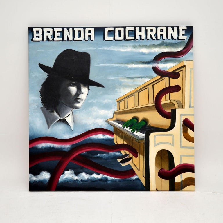 Oil Painting by John Mackay of Brenda Cochrane For Sale at 1stDibs