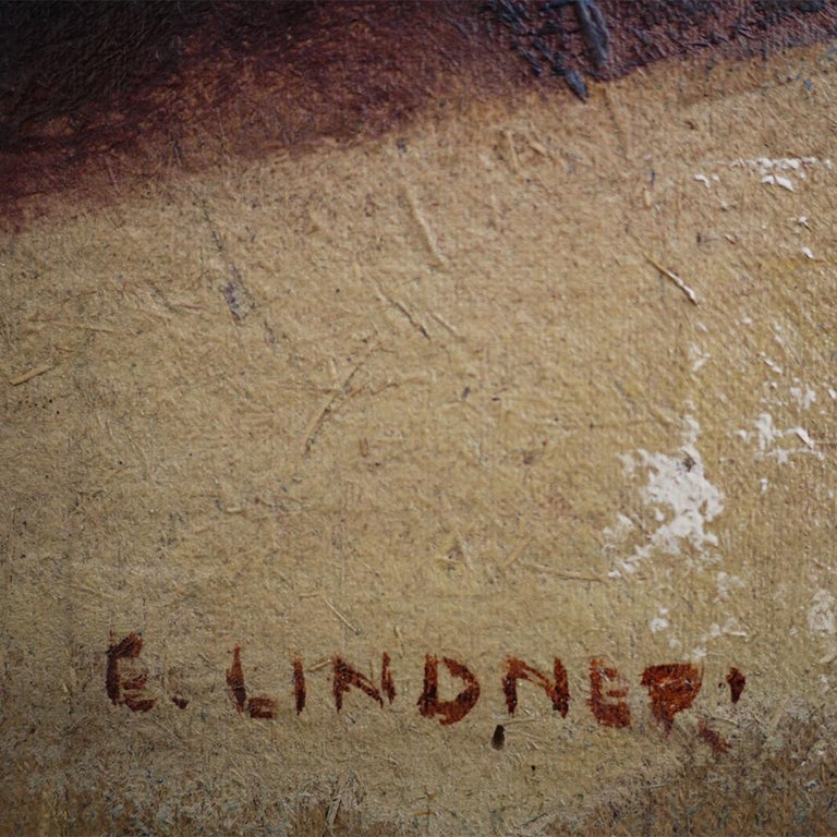 Oil Painting, Field Roses, Elsa Sturm-Lindner at 1stDibs