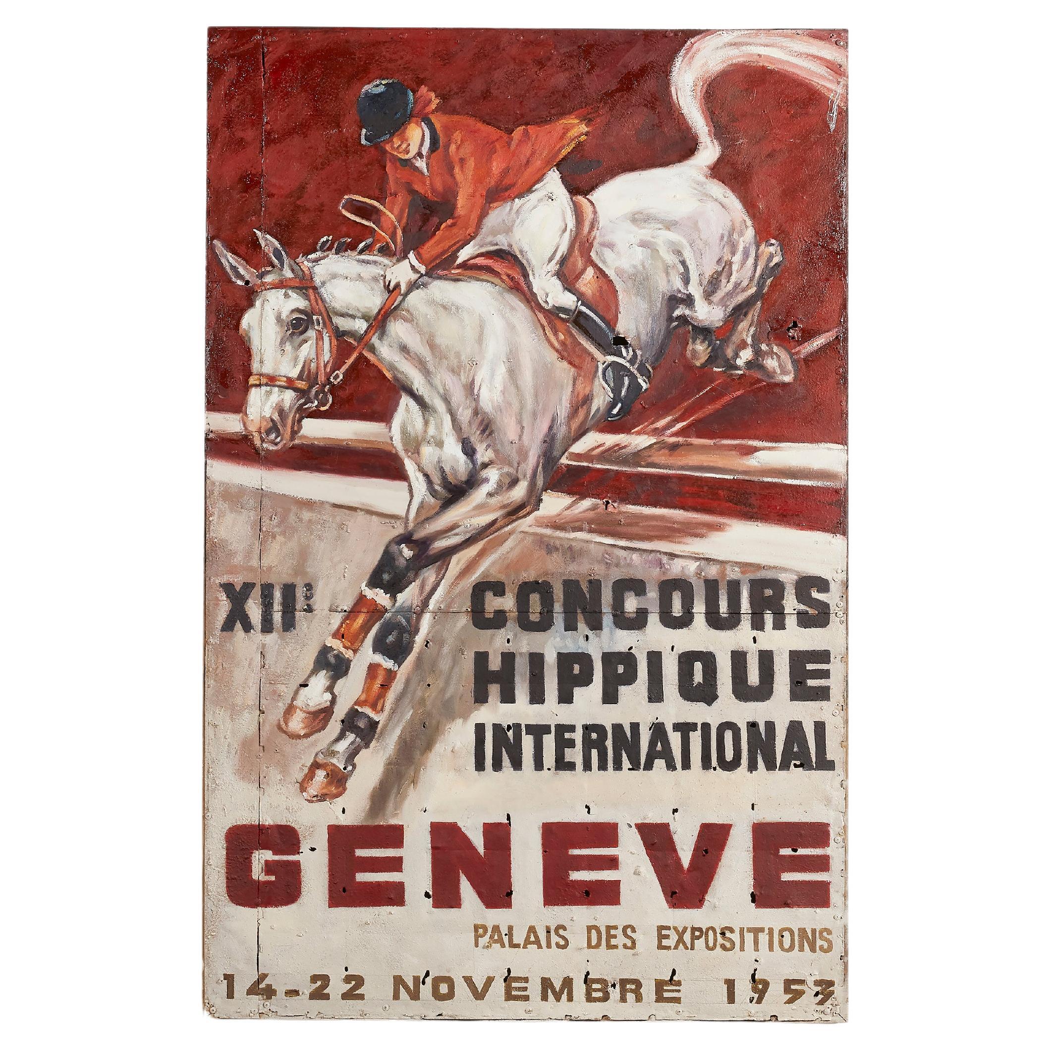 Rare "Knight of St. George" Equestrian Painting by Edward Troye at 1stDibs