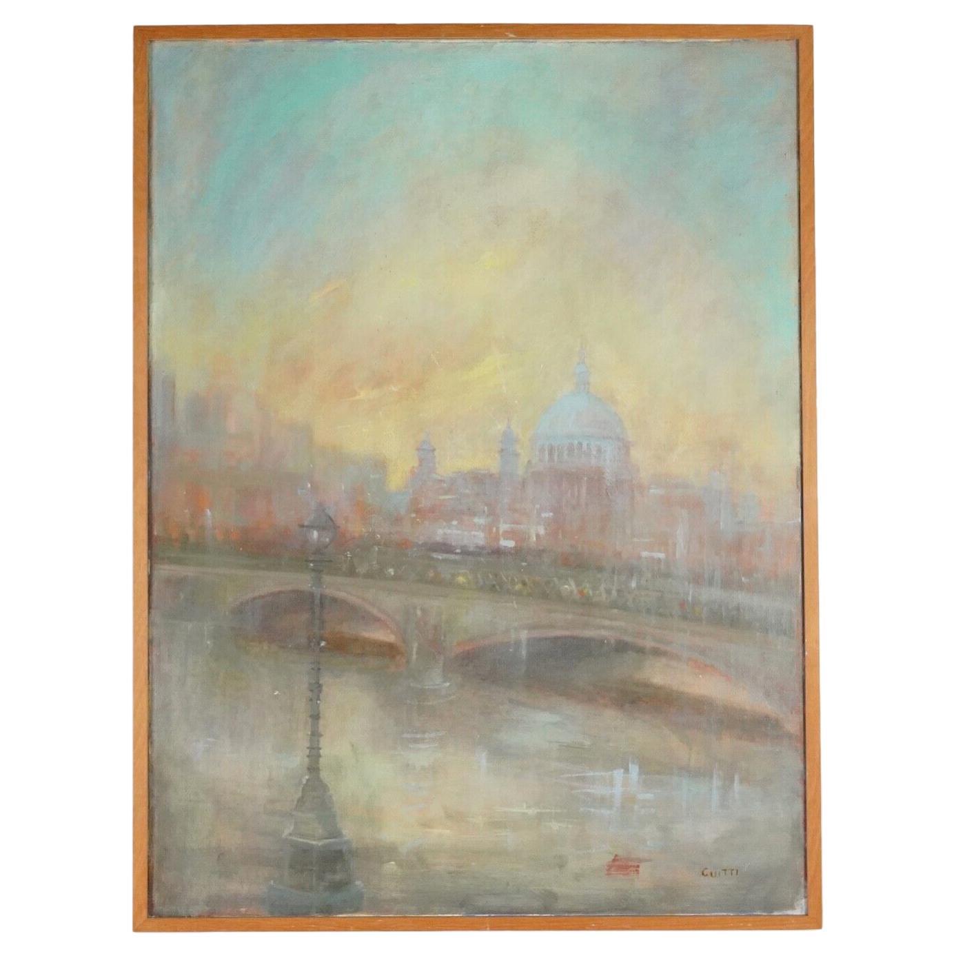 Vintage Contemporary Water Colour Painting Leon Gore at 1stDibs