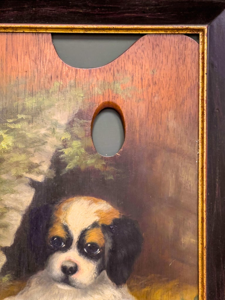 Oil Painting on Artist Pallet For Sale at 1stDibs