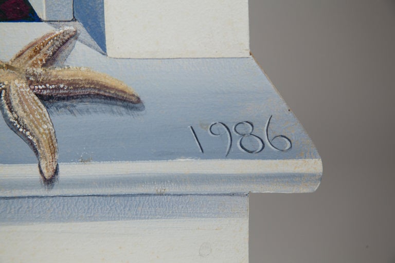 Oil Painting on Board Peter Pan 1986 by Margot Datz, Marthas Vineyard ...