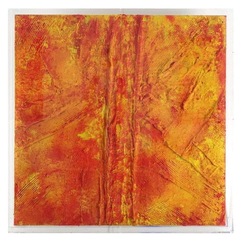 Oil Painting on Canvas Marcello Lo Giudice "Yellow Sole" 2017 For Sale ...