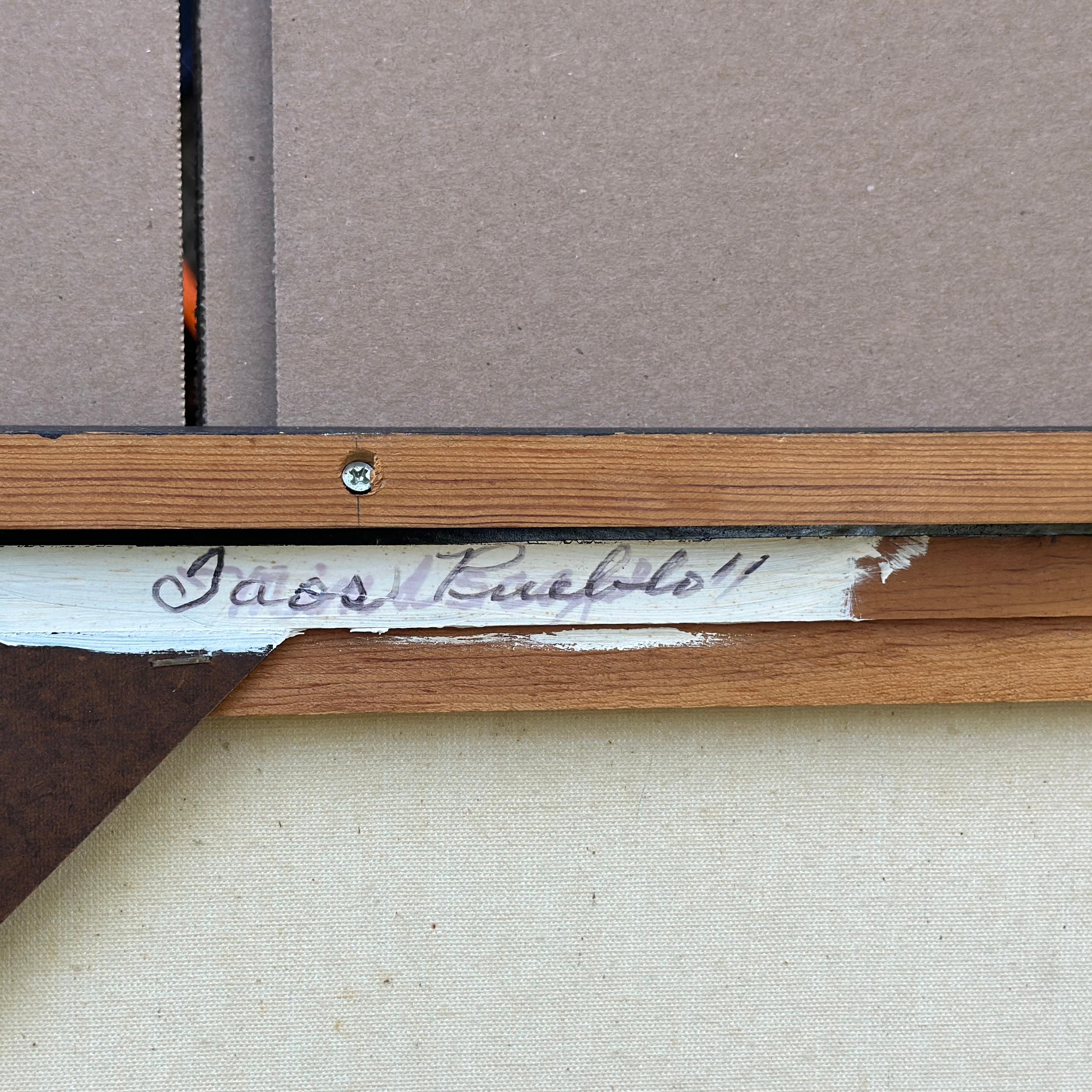 Oil Painting on Canvas of Taos Pueblo, New Mexico by Frances Dulaney ...