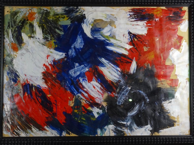 Oil Painting, 'Untitled', Saverio Rampin, 1956 For Sale at 1stDibs