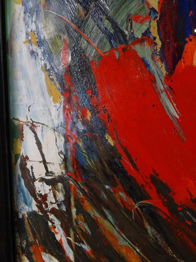 Oil Painting, 'Untitled', Saverio Rampin, 1956 For Sale at 1stDibs